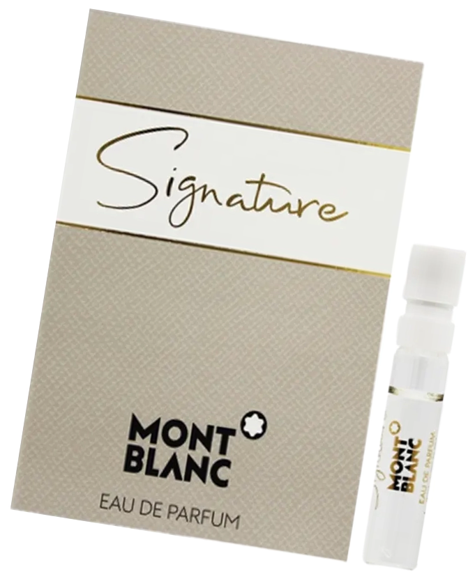 Montblanc Signature 2 мл пробник парфюмерной воды - Сигнатура Монблан для женщин миниатюра