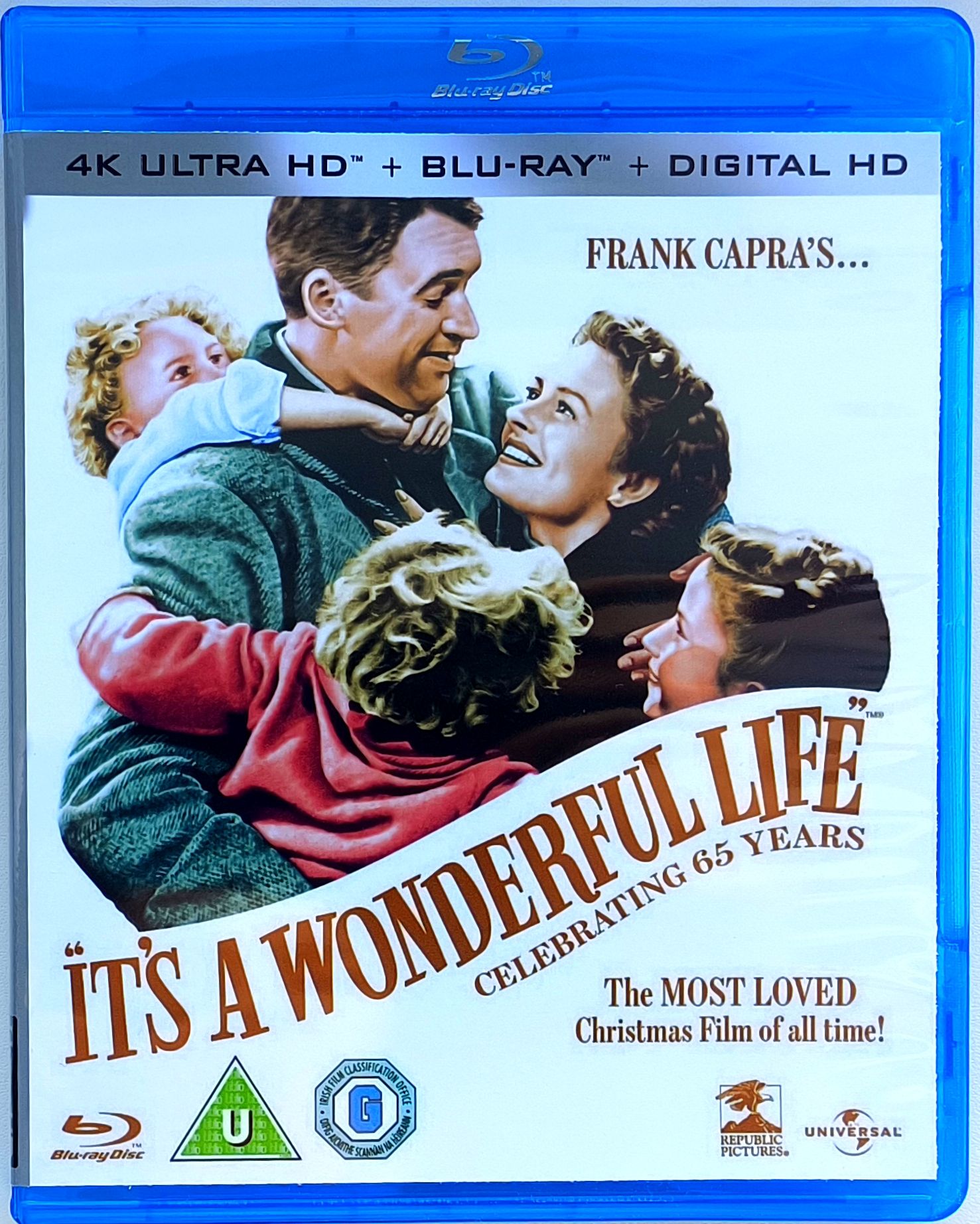4K Ultra HD Blu-ray. Эта замечательная жизнь. Фильм 1946 года. Драма, семейный, мелодрама, фэнтези.