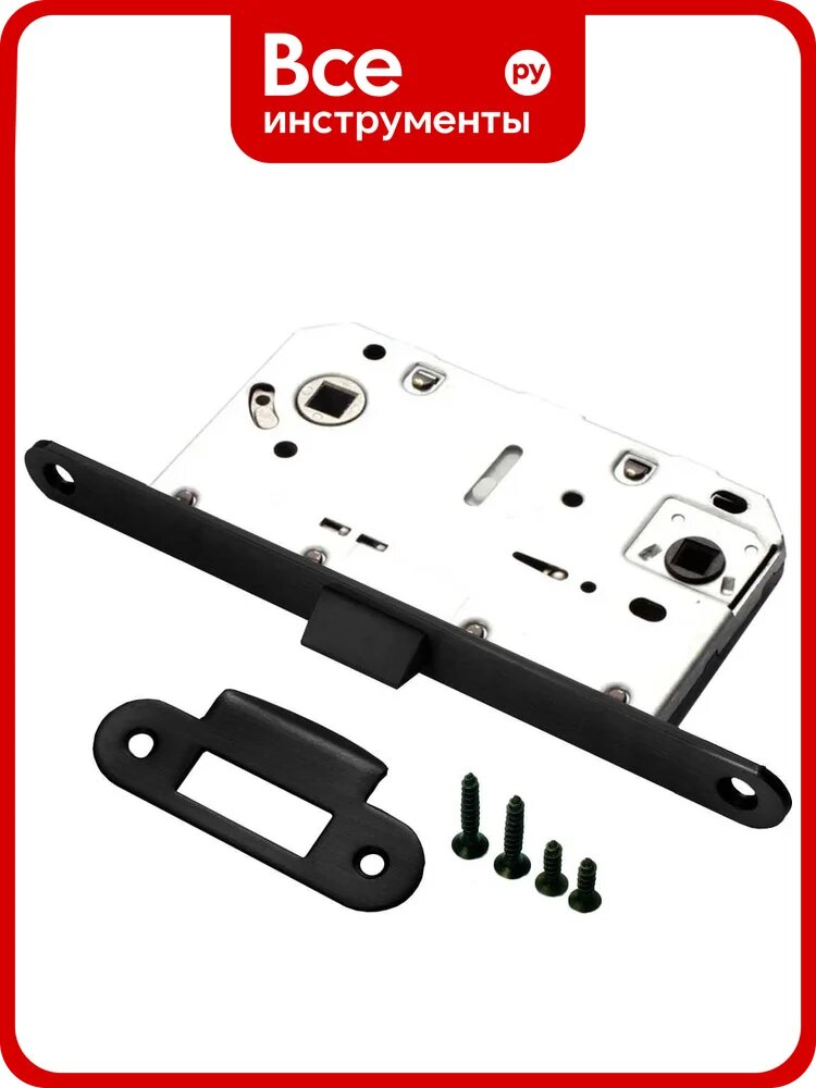 Защелка сантехническая PUERTO черный B2B LB 96 pl Black