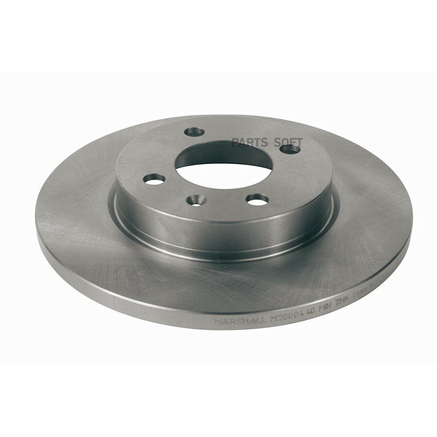 MARSHALL M2000440 Диск тормозной CHERY AMULET 03-/VW GOLF III/PASSAT 88-97 перед. не вент. D 256мм. MARSHALL M2000440