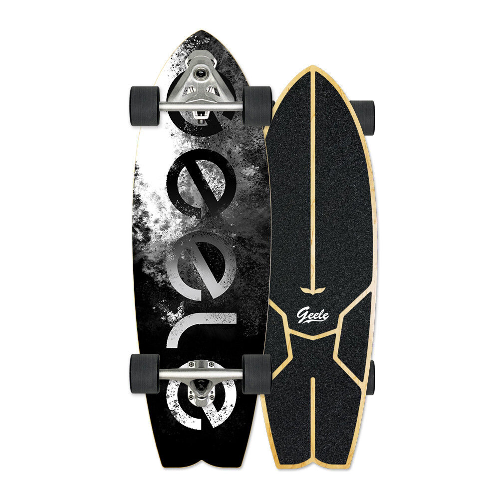 Серфборд Geele Carver Yow Land Surfboard CX7 2-го поколения, модернизированный, для симулятора катания на лыжах, 31 дюйм (педали не требуются)
