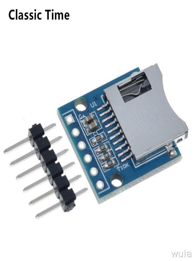 Модуль памяти microSD для Arduino, SPI интерфейс, синяя плата 17.9 мм, адаптер