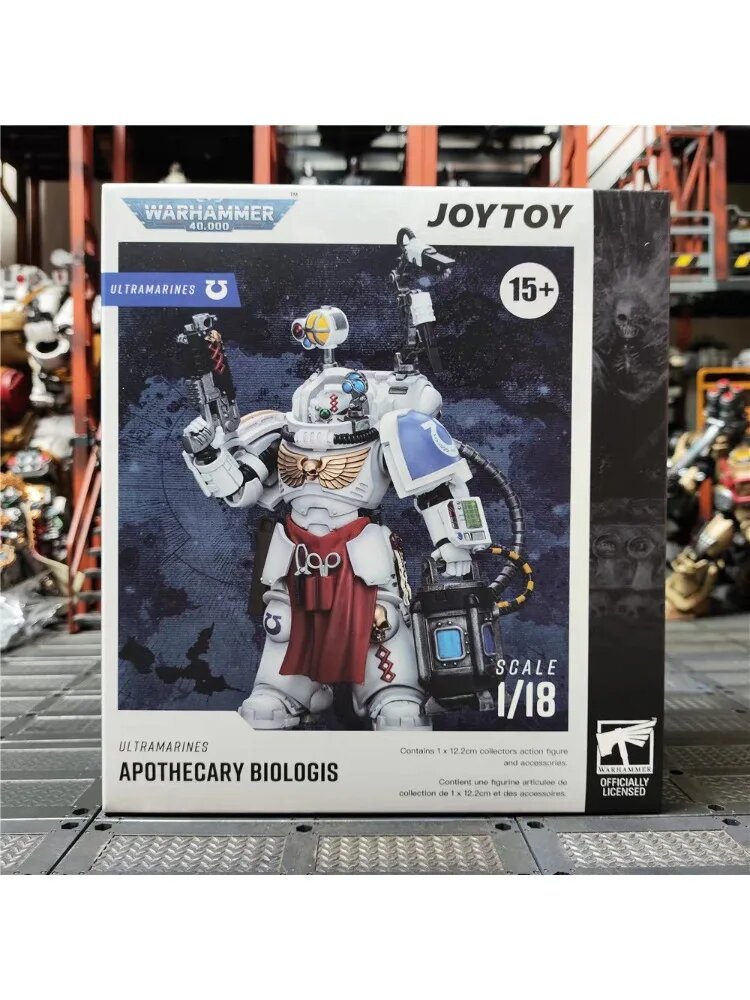 JOYTOY Warhammer 40K Ultramarines Apothecary Biologis 1/18 Фигурка