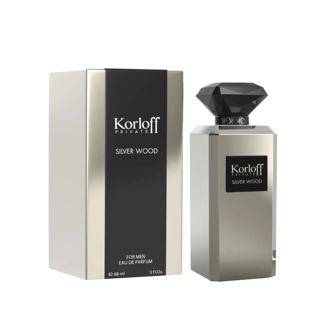 Мужская парфюмерная вода Карлофф Сильвер Вуд 88 мл / Korloff Paris Silver Wood