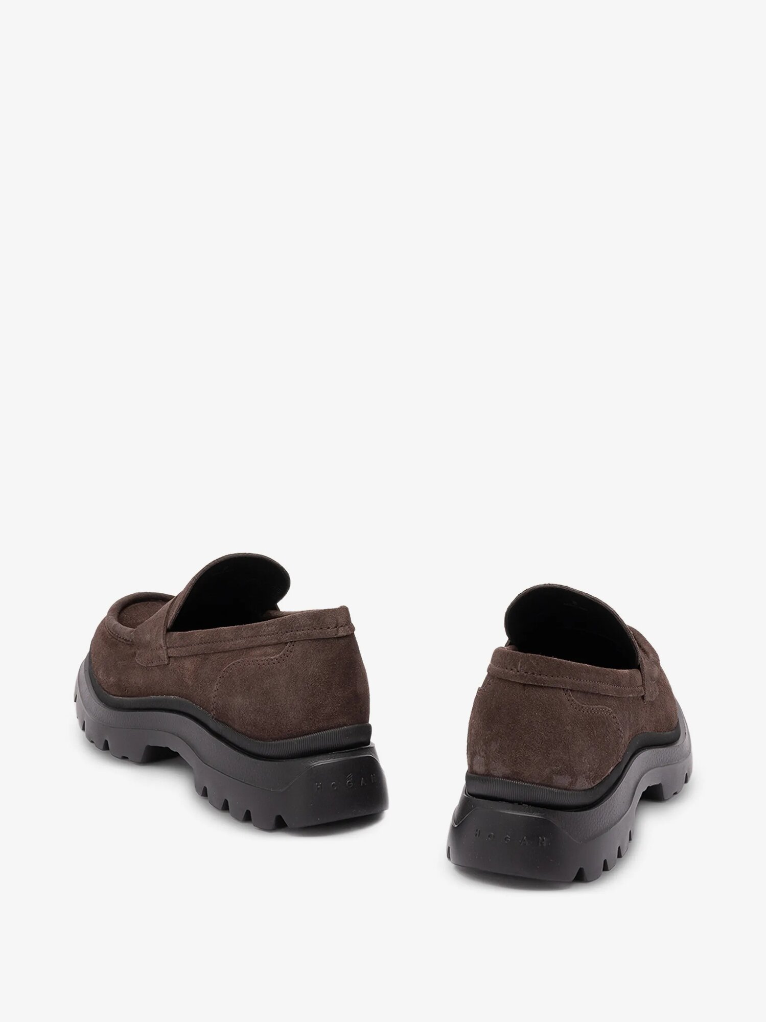 Лоферы Hogan Suede loafers, размер 8, коричневый — фото 1
