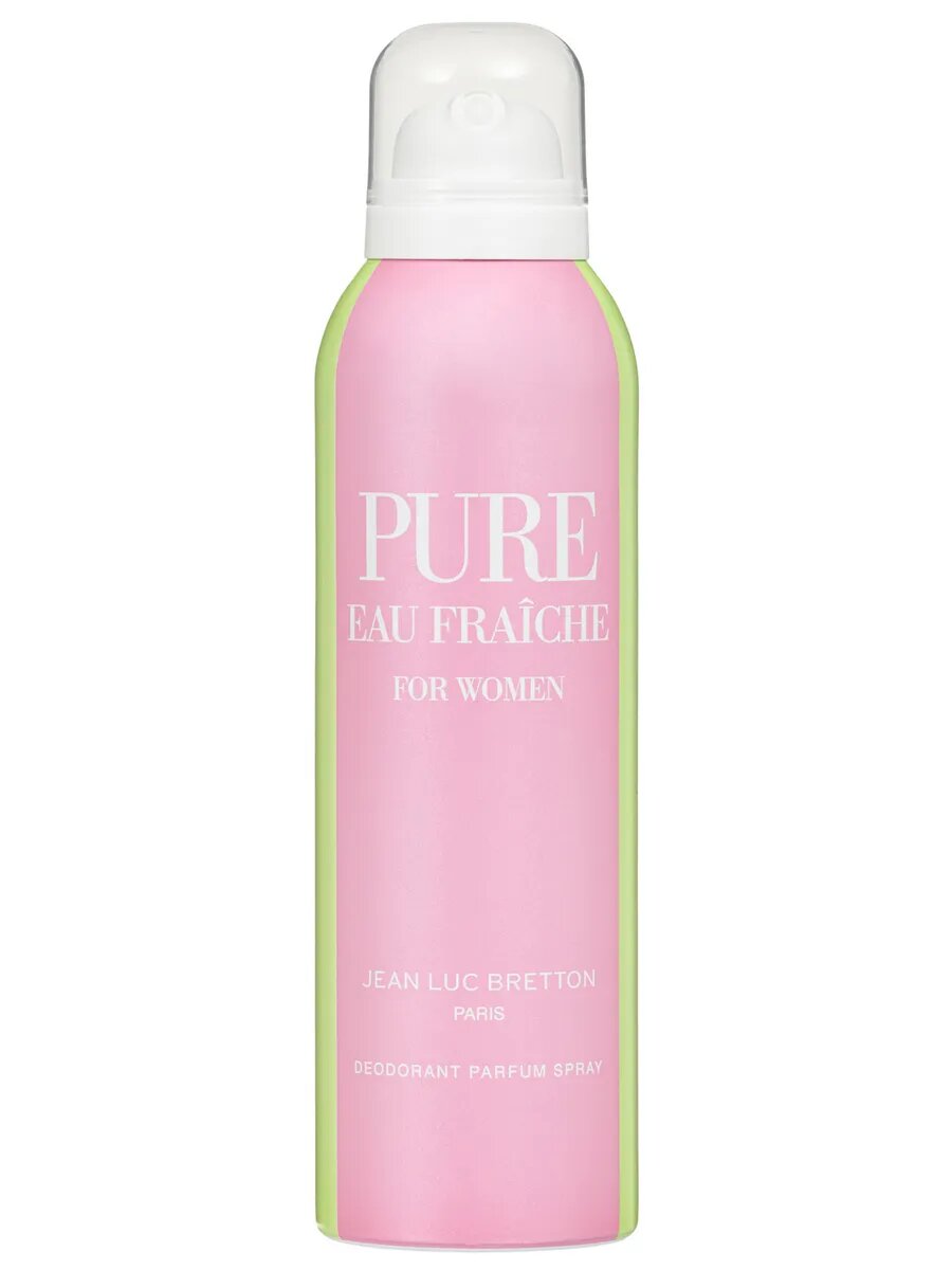 Женский дезодорант спрей JEAN LUC BRETTON Pure Eau Fraiche, свежий аромат