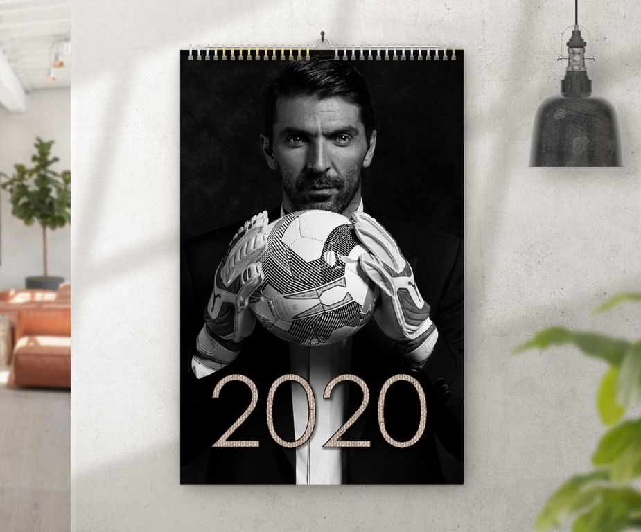 Перекидной календарь на 2020 год Джанлуиджи Буффон, Gianluigi Buffon №11, А3