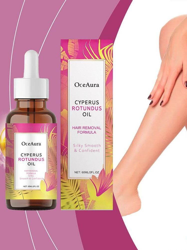 Масло Cyperus Rotundus 60 мл для удаления волос, увлажнения и успокаивающего действия, для всех типов кожи