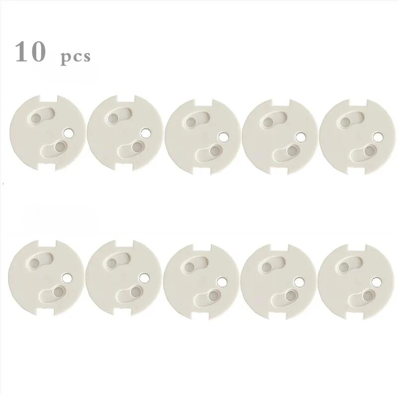 Пластиковые заглушки для розеток, 10 шт. Бежевый, 10pcs
