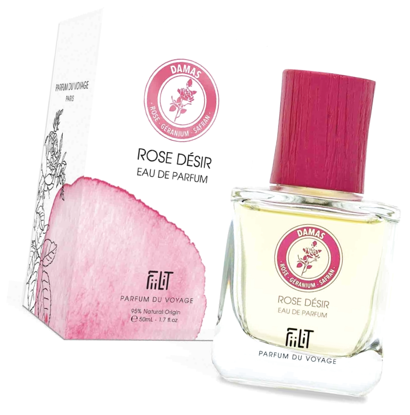 Парфюмерная вода Fiilit Du Voyage Rose Desir 50 мл унисекс - Филит Дамаск