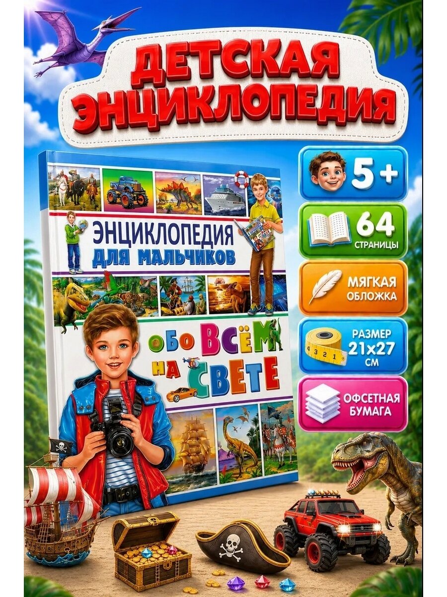 Энциклопедия для мальчиков обо всем на свете.