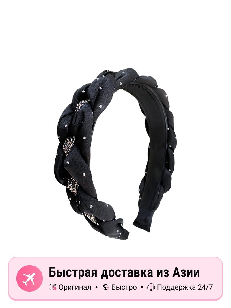 Ободки женские SENDME тканевые, baby's breath hair accessory, размер F EU