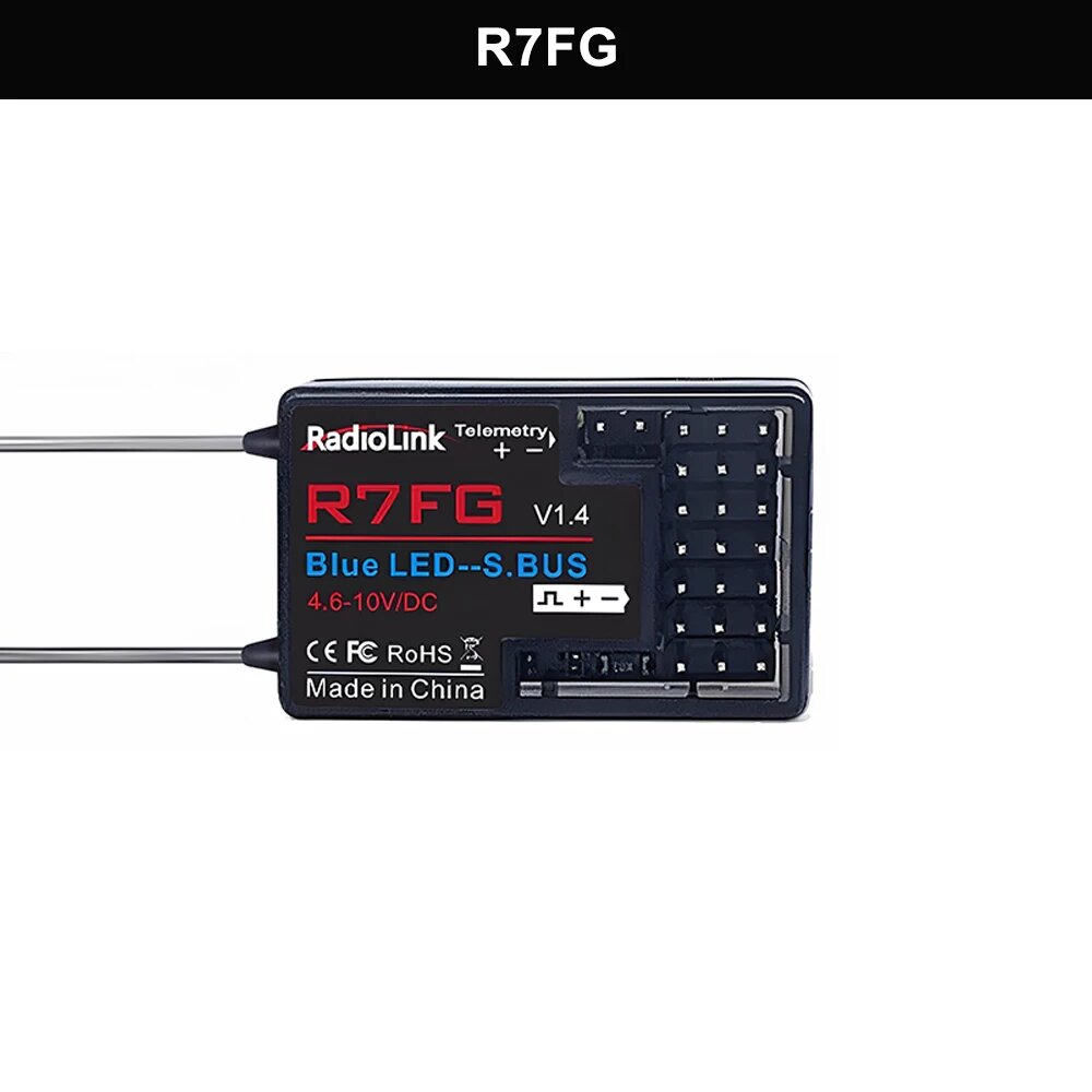 Набор приемников Radiolink R12DSM, R9DS, R8FM, R8EF, R6DSM, R6FG, R7FG 2.4G R7FG