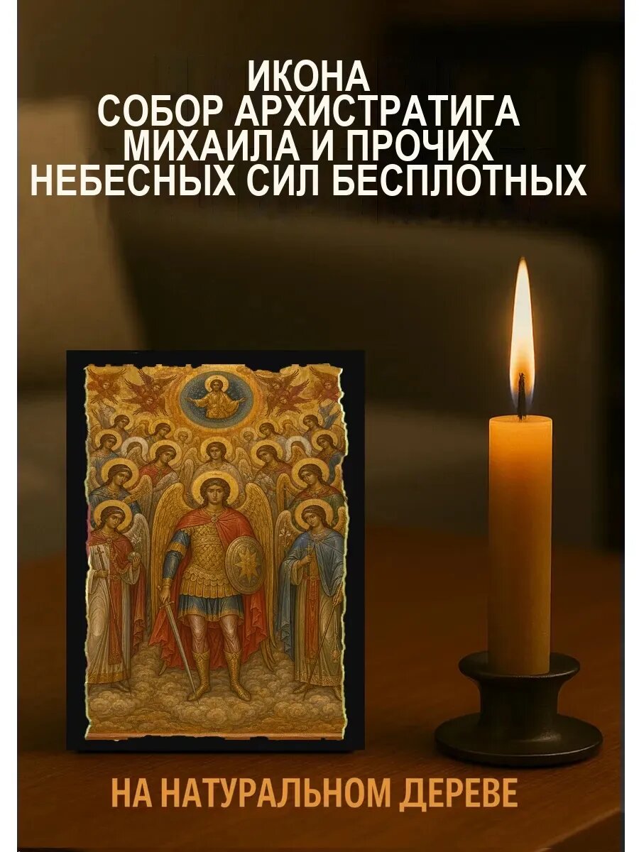 Икона Собор Архистратига Михаила и прочих Небесных Сил бесплотных