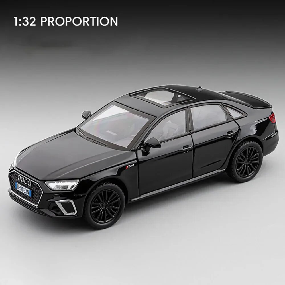 Масштабная модель автомобиля Makeda A6L/A4 1:32 Черный, A4 Black