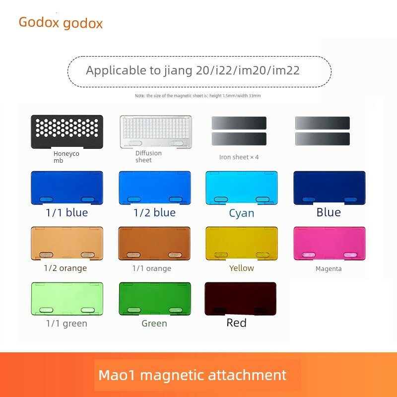 Магнитная расширительная пластина MA01 для Godox iT20/iT22/iM20/iM22, аксессуар для вспышки