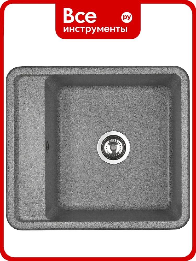 Мойка для кухни AQUATON Беллис 57 серый 1A724932BS230