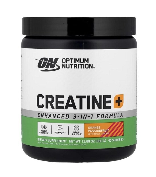 Optimum Nutrition Creatine+ (360 гр) - Апельсин-Маракуйя