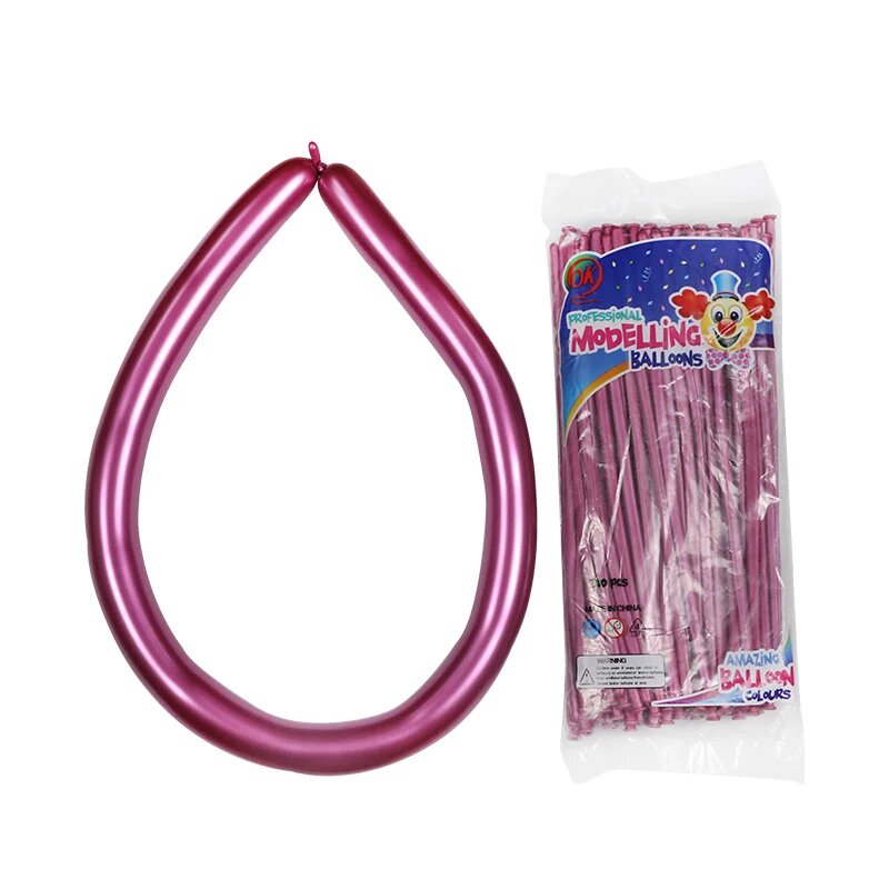 YAYB Волшебные длинные латексные шары для праздника Розовый, Rose Red, 10pcs
