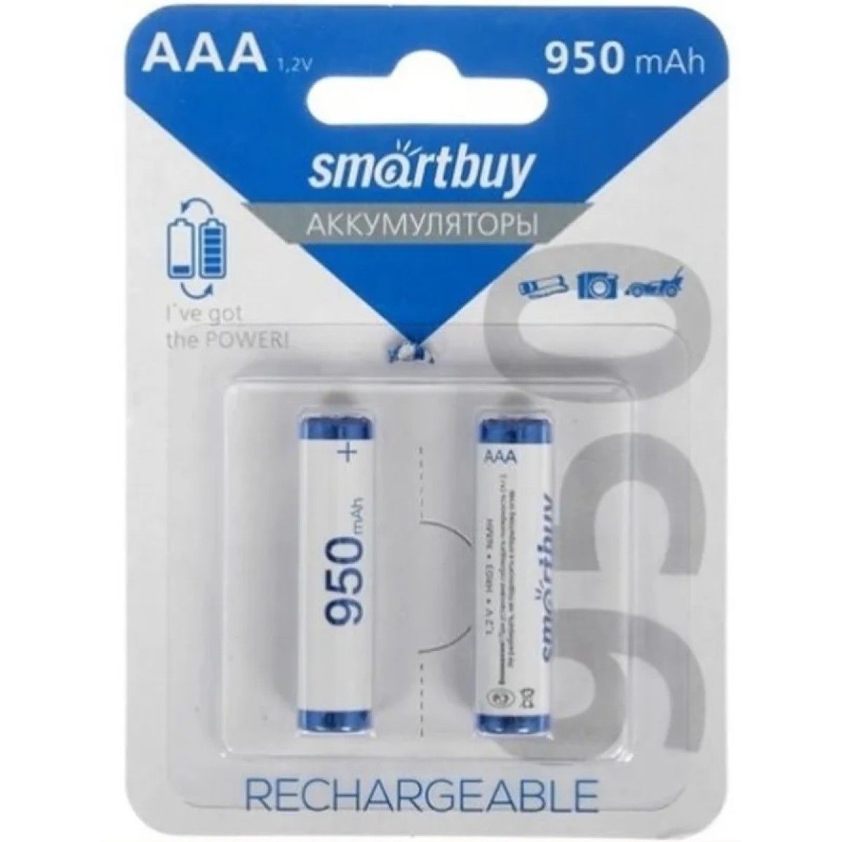 Аккумулятор AAA Smartbuy 950mA (2шт)