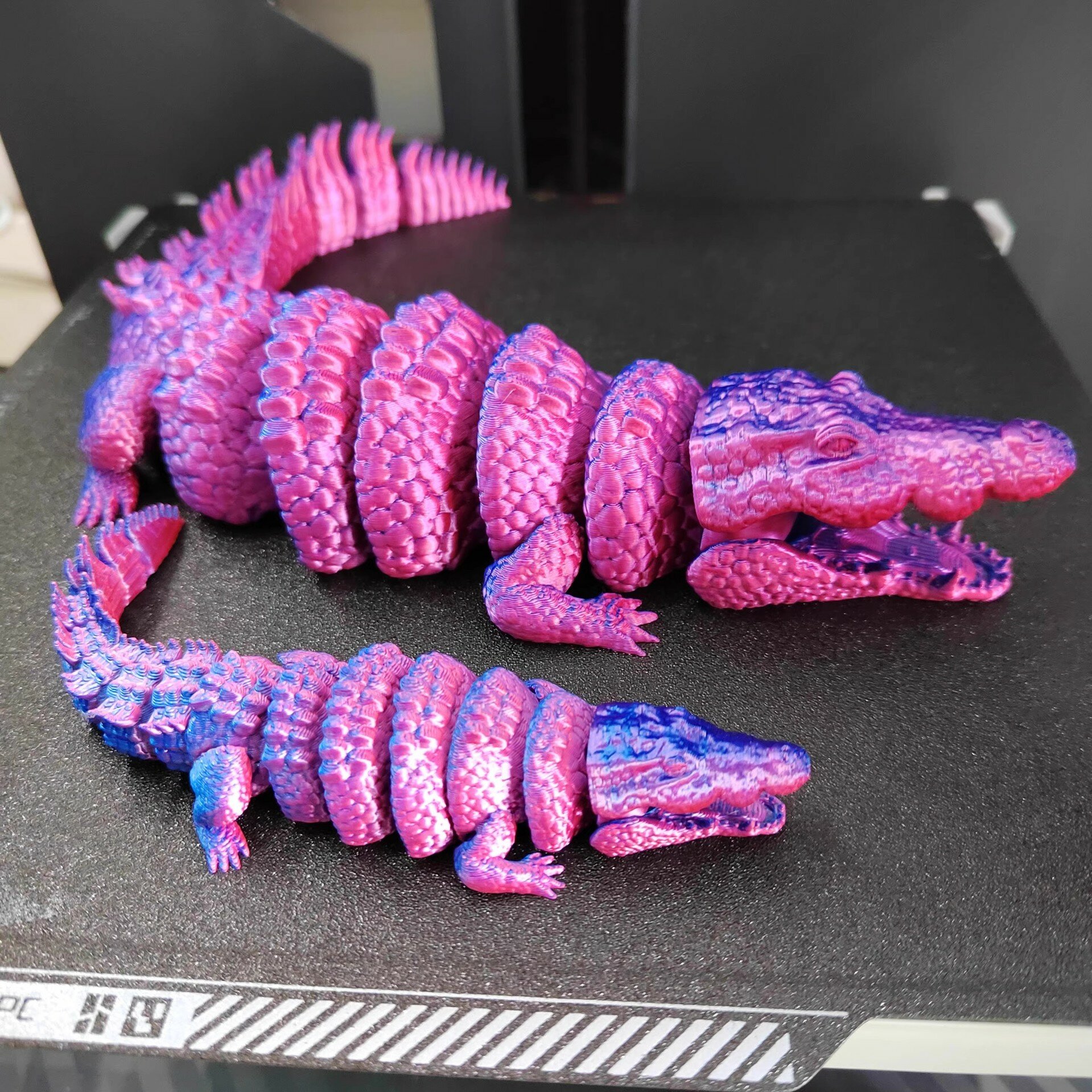 Трансграничные 3D-печатные игрушки-крокодилы, реалистичные модели животных с подвижными суставами и открывающимся ртом, оптом, сборные фигурки.