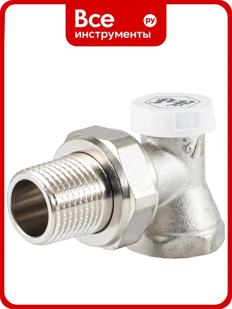 Настроечный клапан радиатора PROFACTOR угловой 1/2 PF RVA 378