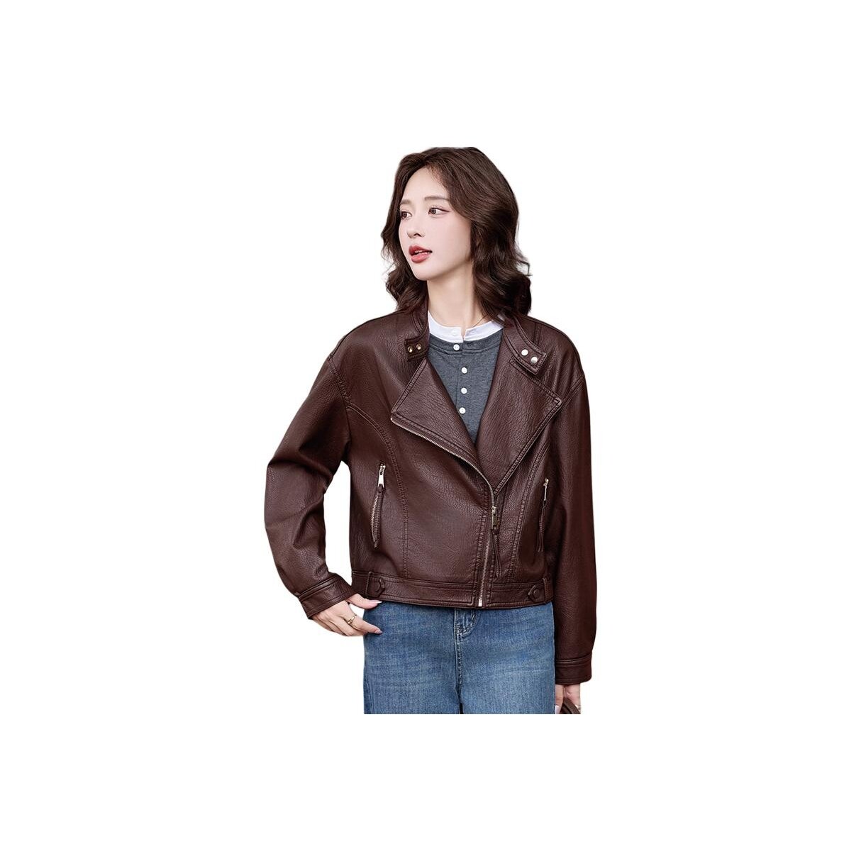 Куртка кожаная