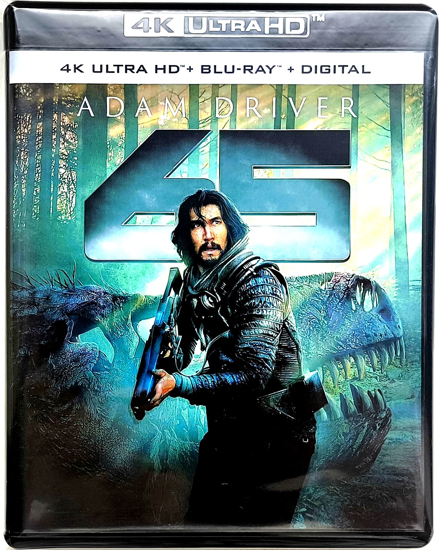 4K Ultra HD Blu-ray. 65. Фильм 2023 года. Фантастика, боевик с Адамом Драйвером.