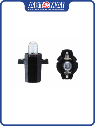 Лампа BAX 10s 12v 1.2w BAX8.3s/1,35black (1 шт.), NAR-17036