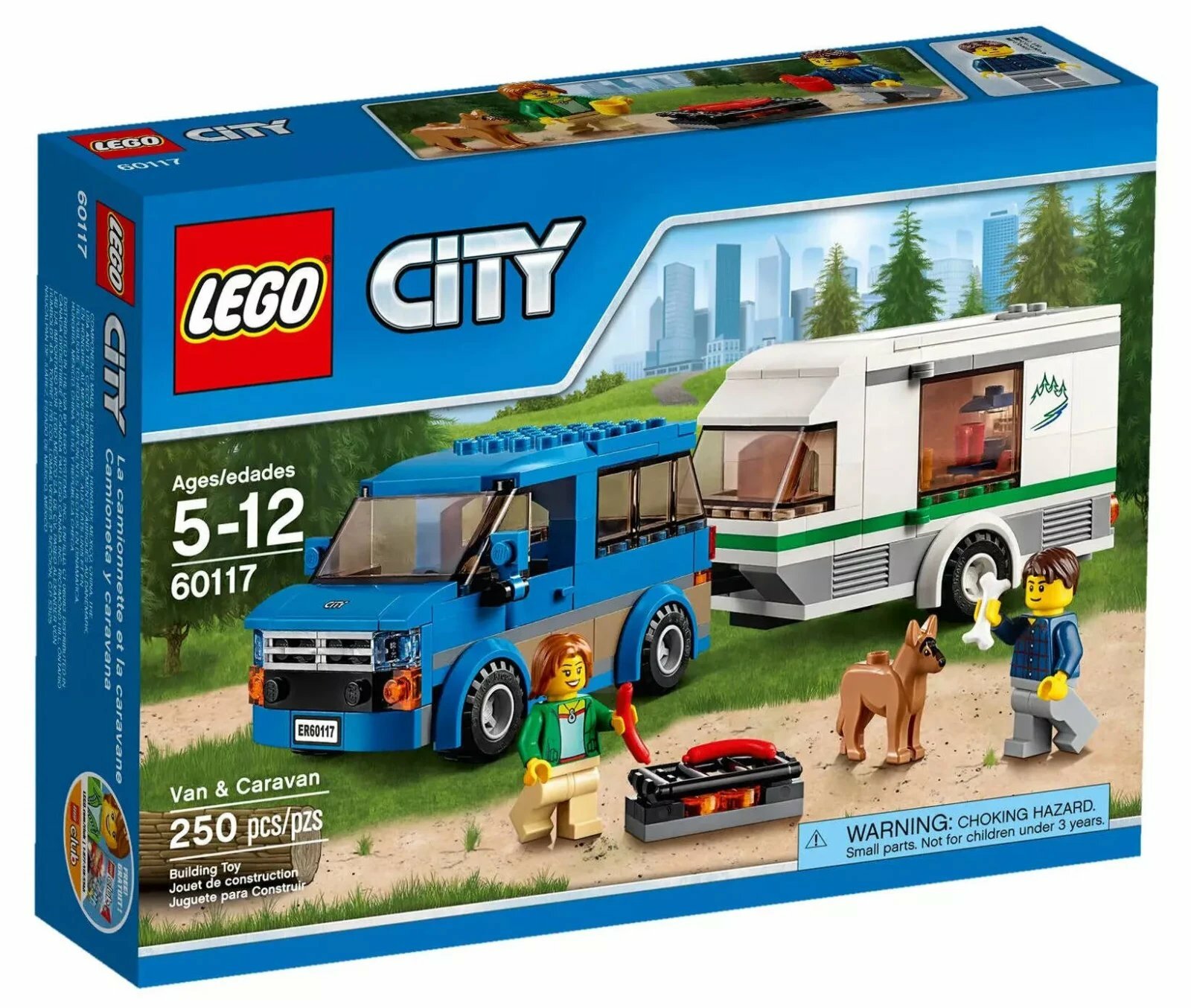 Конструктор LEGO CITY 60117 Фургон для путешествий