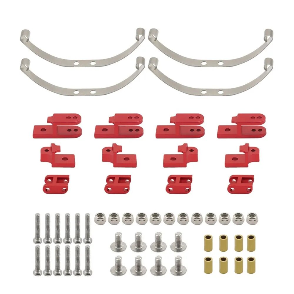 1 комплект рессорной амортизационной подвески для 1/16 WPL B24 RC Car Red