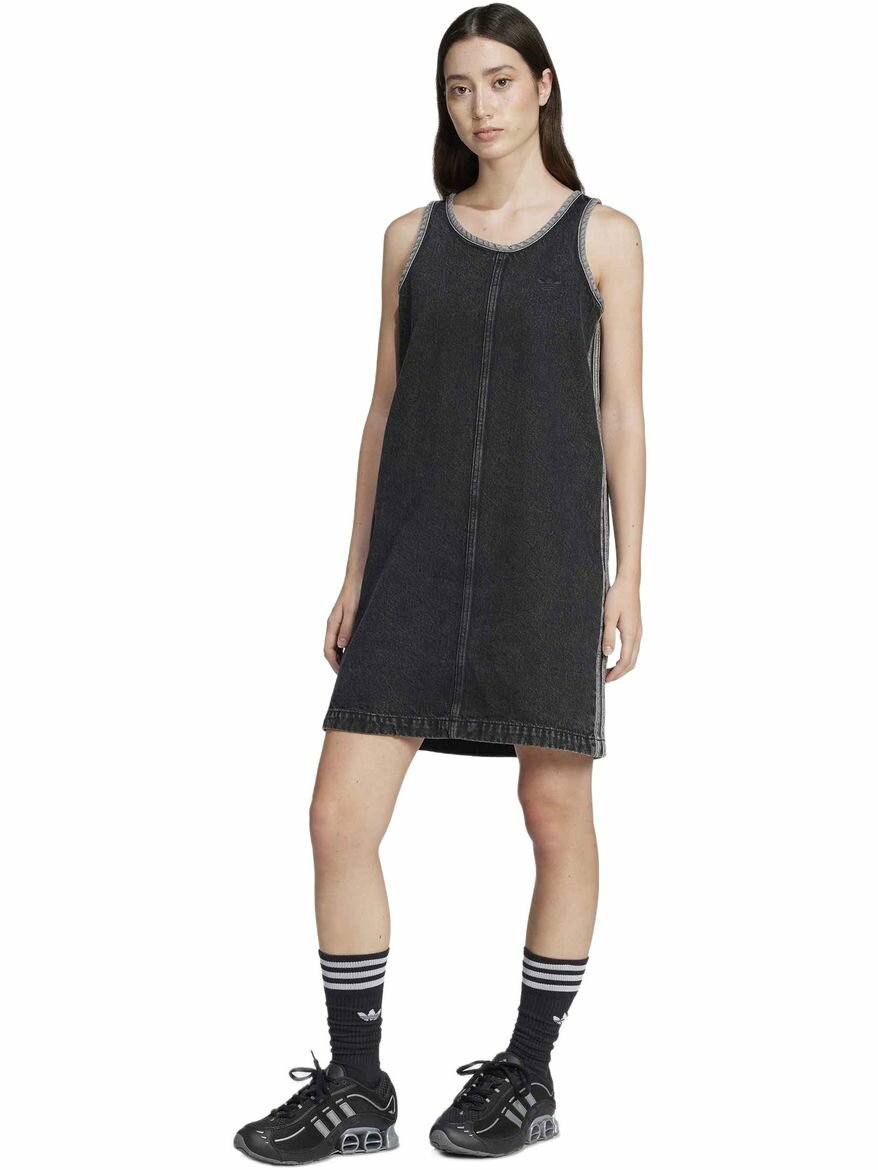 Платье adidas Adicolor Denim 3-Stripes Tank Dress W