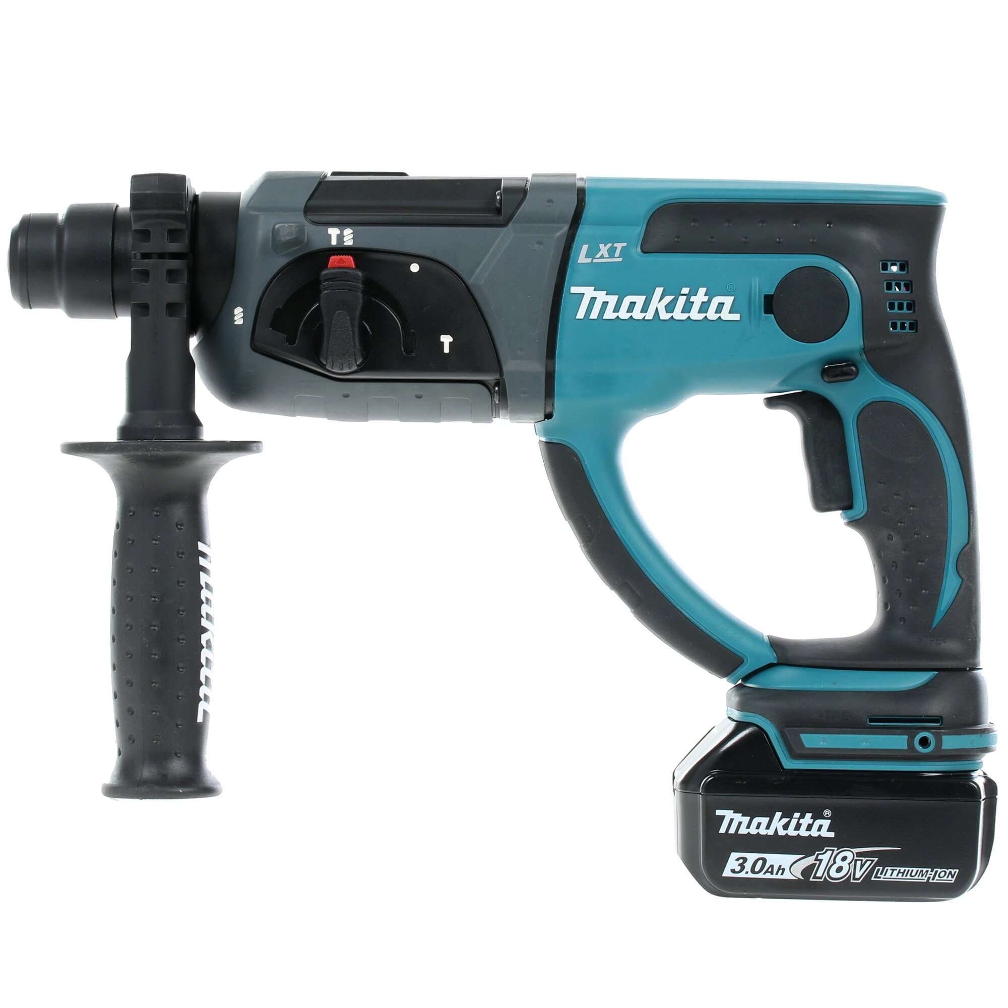 Перфоратор аккумуляторный Makita DHR202RFE, 3.0 Ач х 2, кейс, до 4000 уд/мин, 1200 об/мин