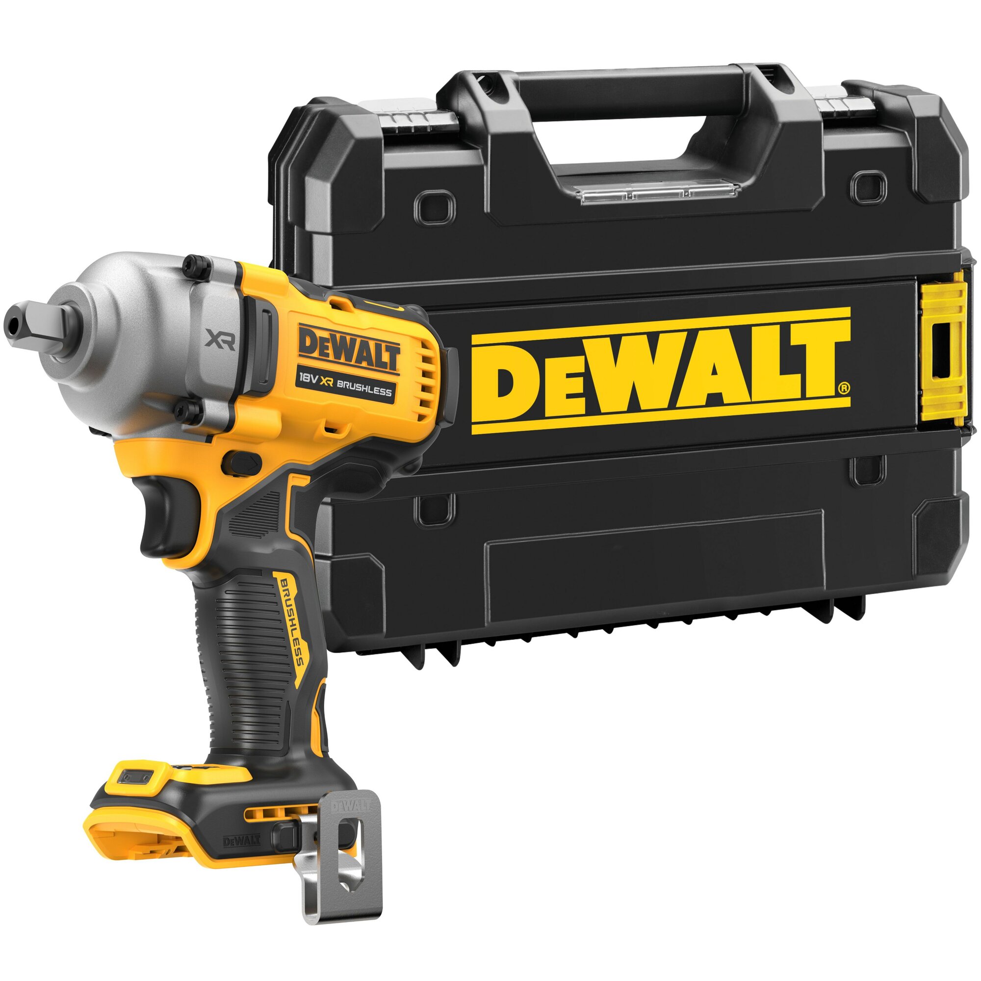 Dewalt Аккумуляторный гайковерт DCF892NT, 18 В, 1084 Нм, 3250 уд/мин, без АКБ и ЗУ, в кейсе TSTAK () DCF892NT-XJ