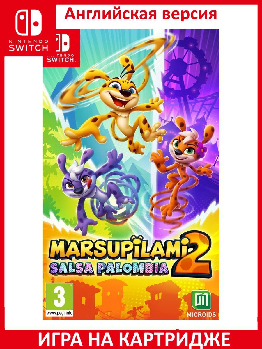 Игра Marsupilami 2: Salsa Palombia Switch Картридж на Nintendo Switch Английская версия