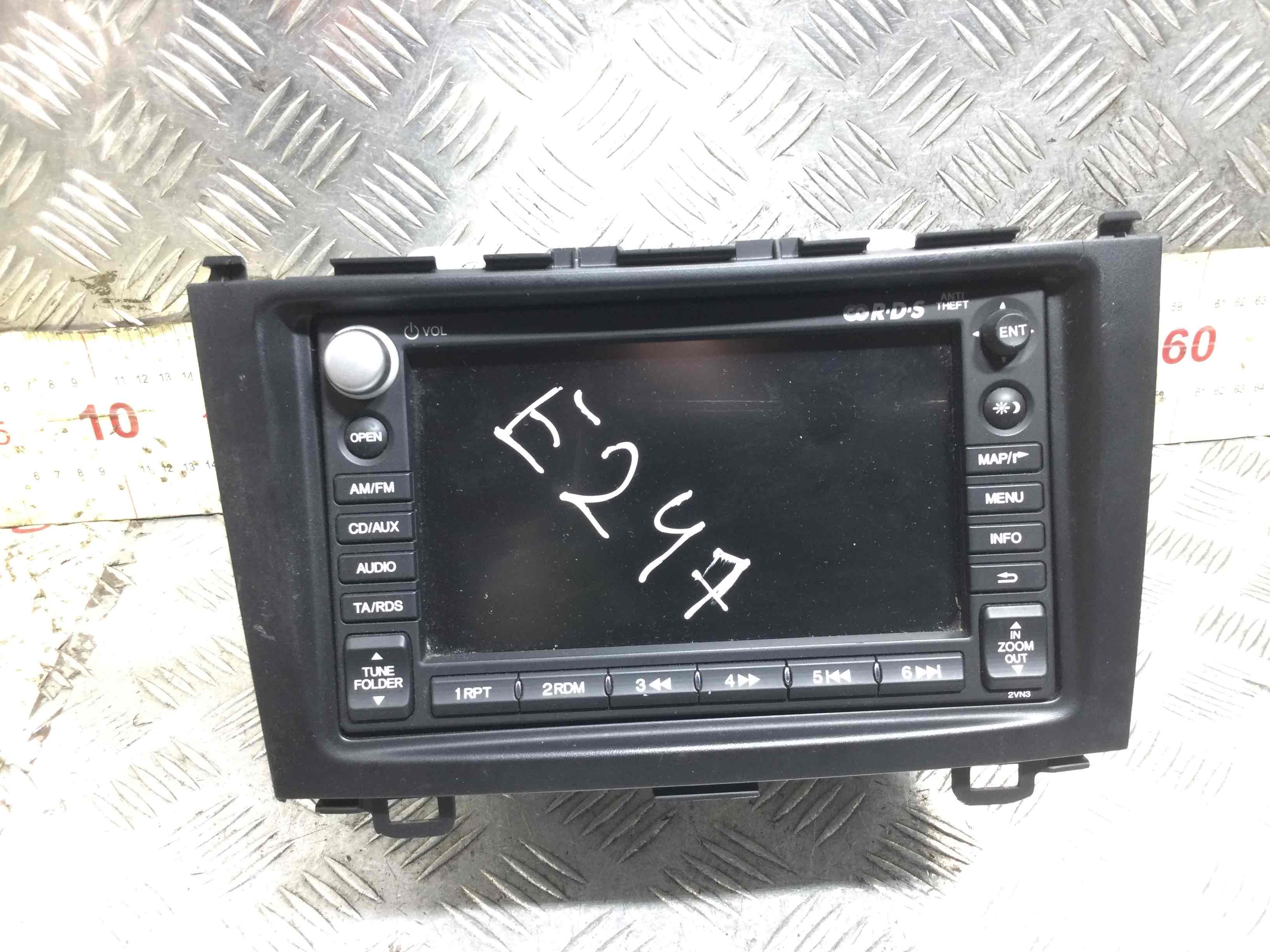 Б/У Магнитола Honda CR-V 3 поколение [рестайлинг] (2009-2012) 2010 г.