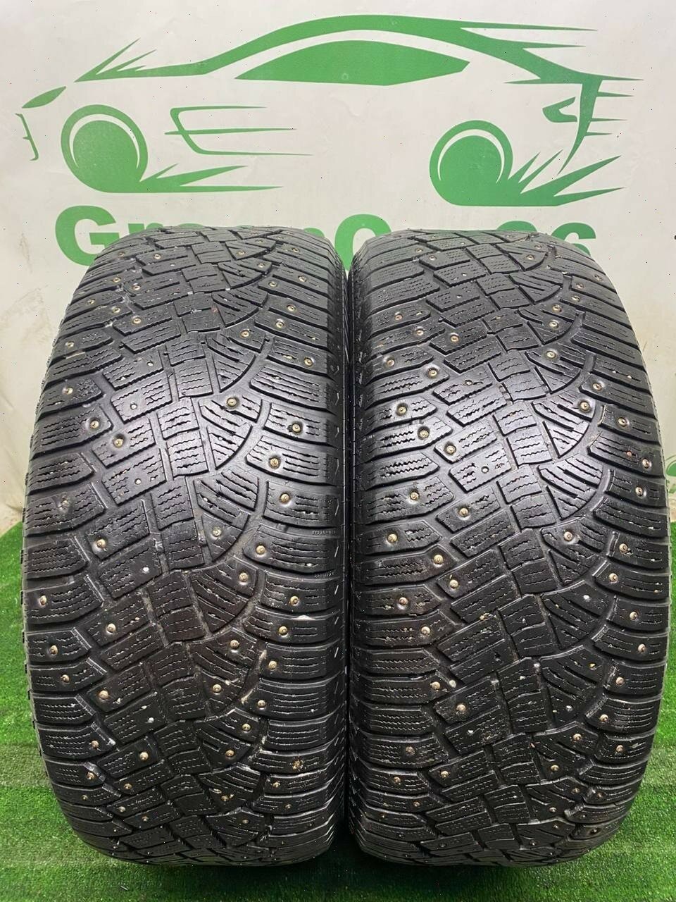 Комплект (2 шт) зимних БУ шин Continental IceContact 2 SUV 265/60 R18 20% износ KIG712334
