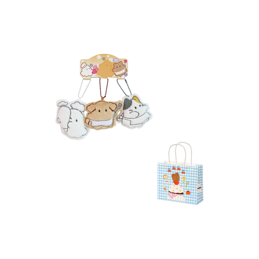 Игрушки подвесные YANGWAWAHEXIAOXIONGTIAOWU 10CM