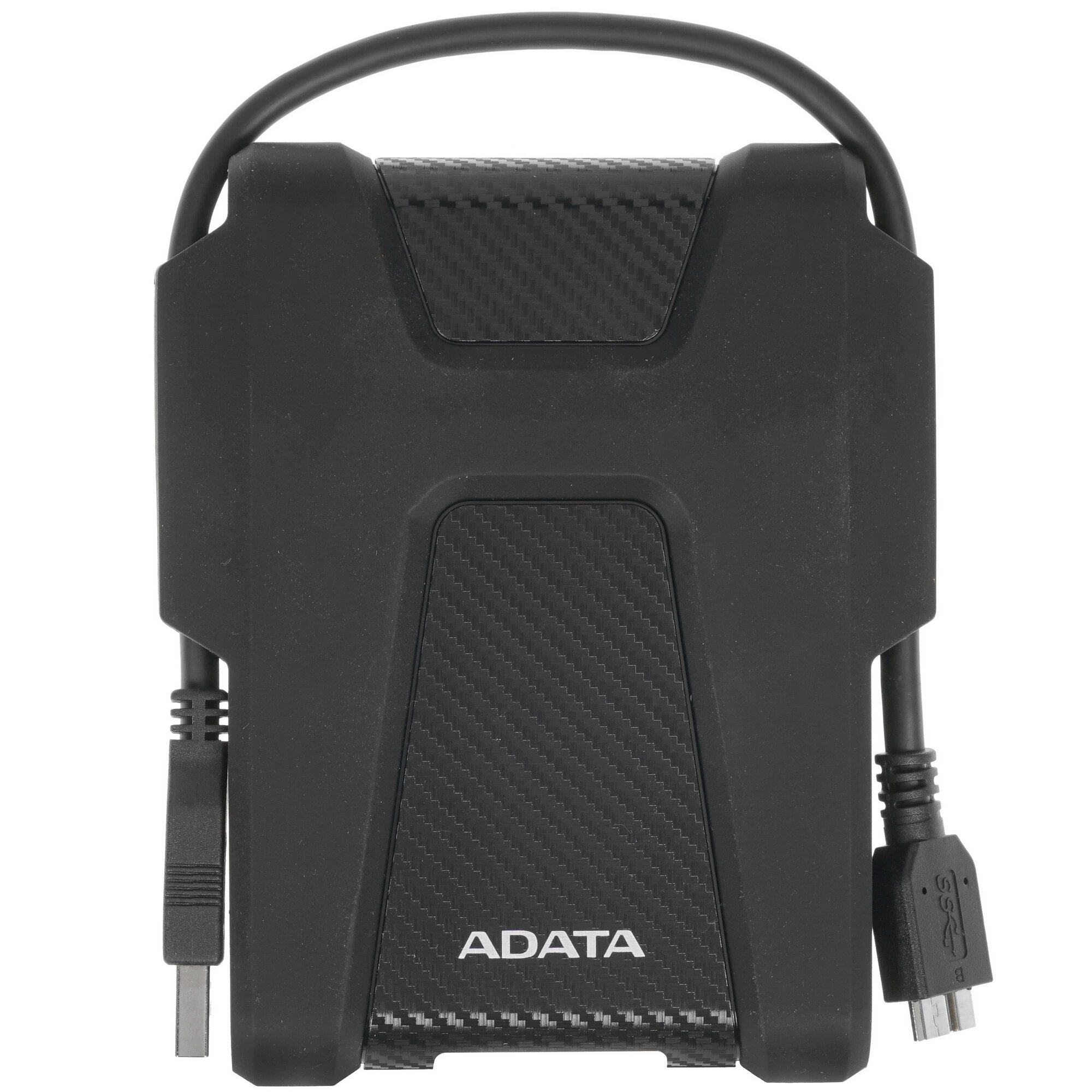 Жесткий диск внешний ADATA DashDrive Durable HD680 AHD680-2TU31-CBK, 2 ТБ, 2.5", USB 3.0, черный