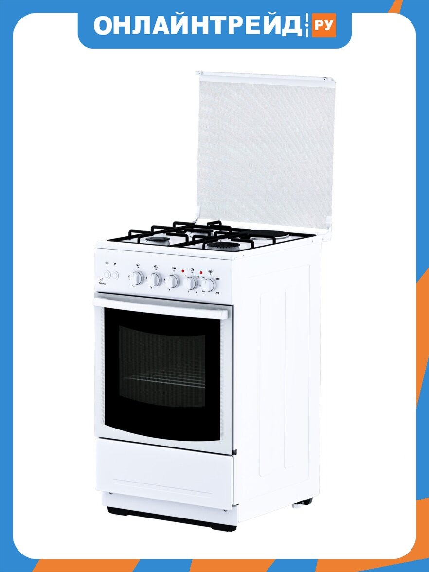 Комбинированная плита Flama RK 23-121 W белый