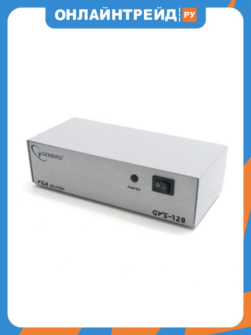 Разветвитель Cablexpert VGA , HD15F/8x15F, 1комп.-8 мониторов, каскадируемый