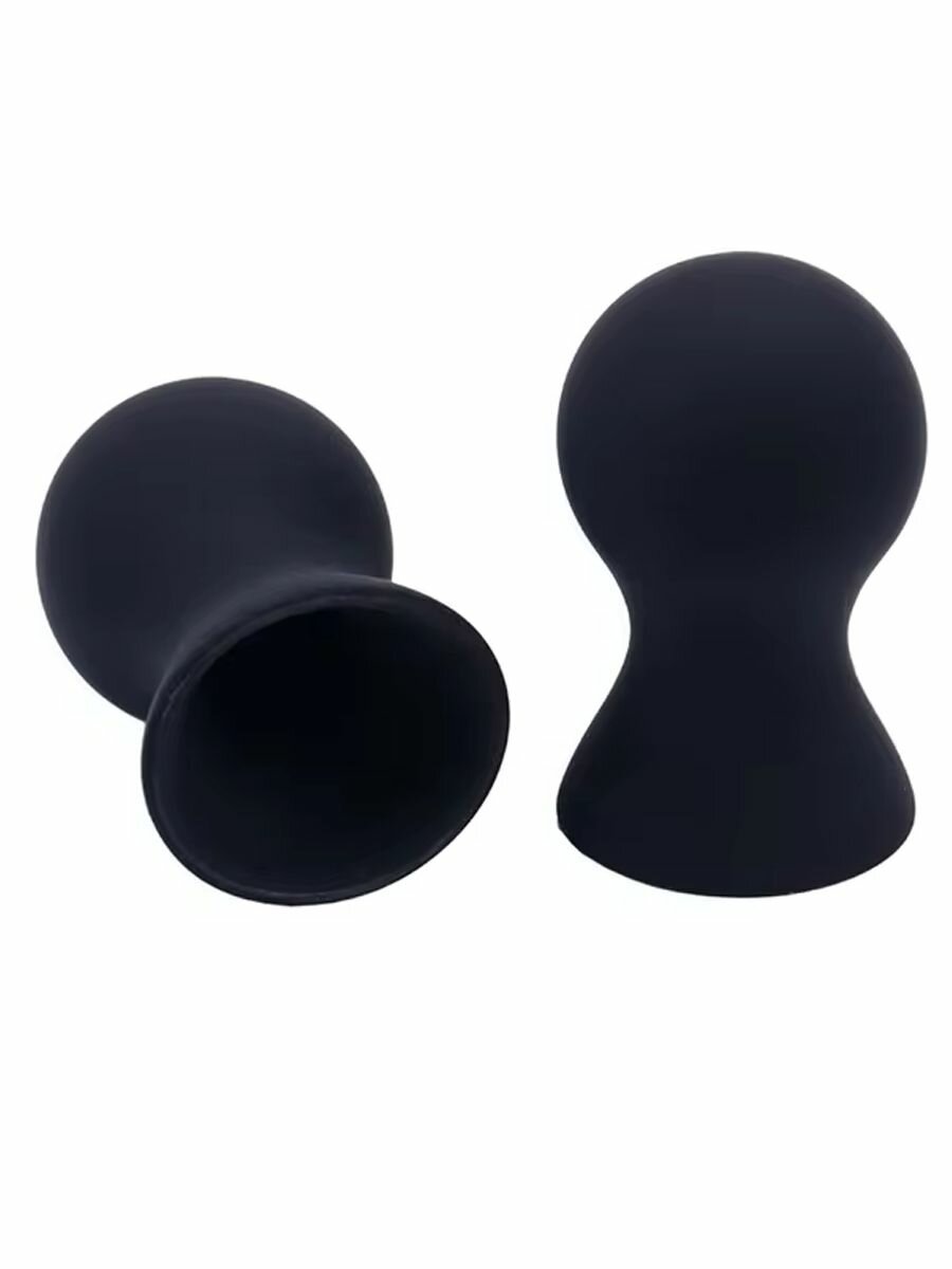 Вакуумные помпы для стимуляции сосков "PUMPS NIPPLE SUCKERS BLACK" 2шт
