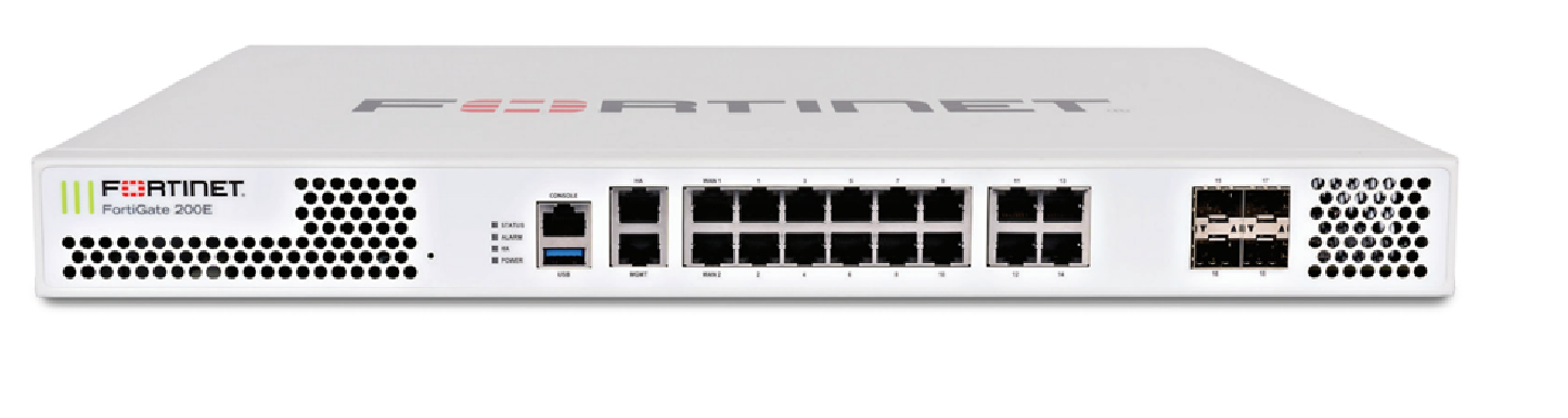 Межсетевой экран FORTINET FortiGate FG-200G 10xGE RJ45 (incl.1xMGMT, 1xHA, 8 switch), 4xGE SFP, 8x5GE RJ45, 8x10GE SFP+