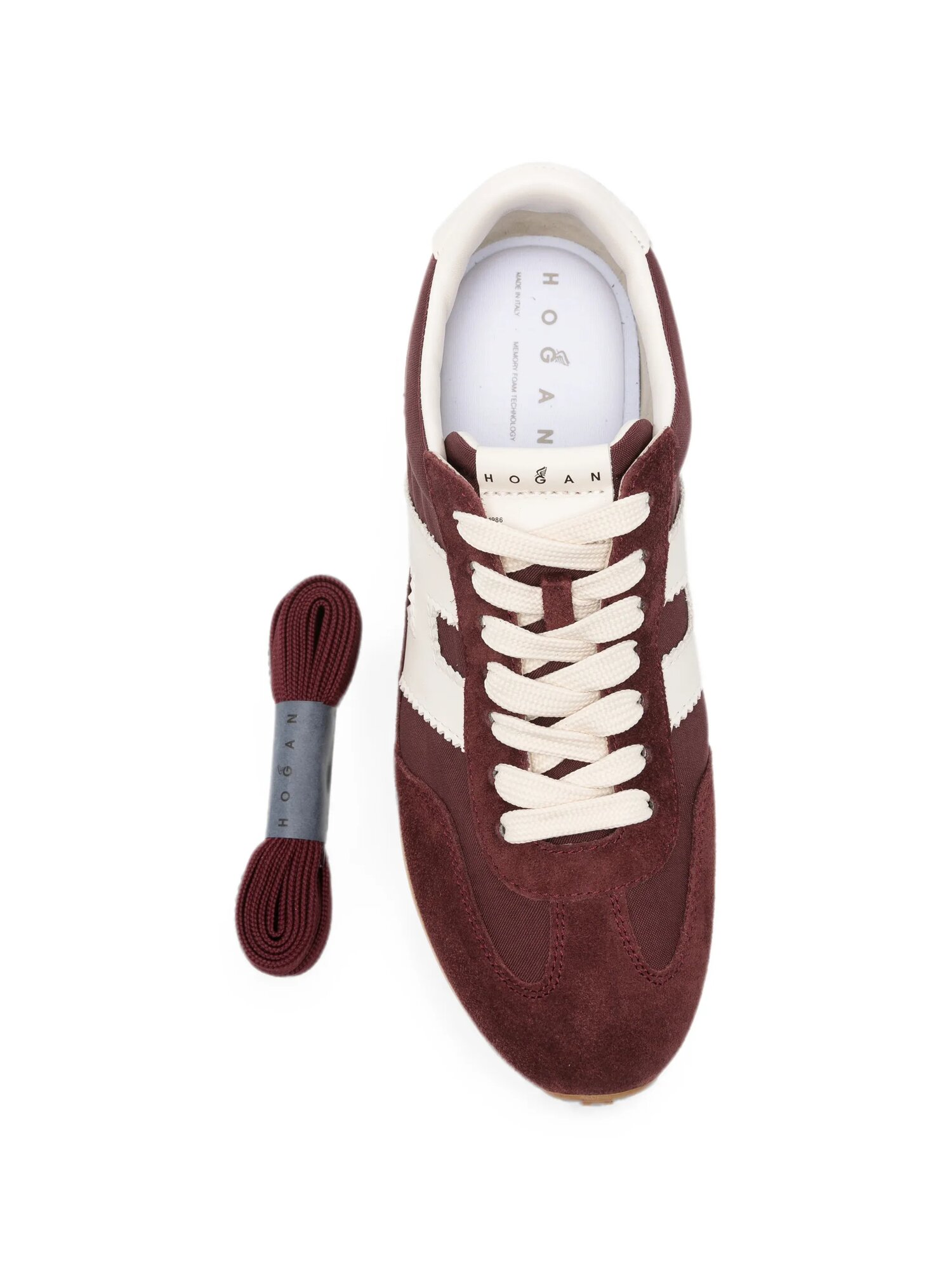 Кроссовки Hogan Logo-patch panelled sneakers, размер 36.5 — фото 1