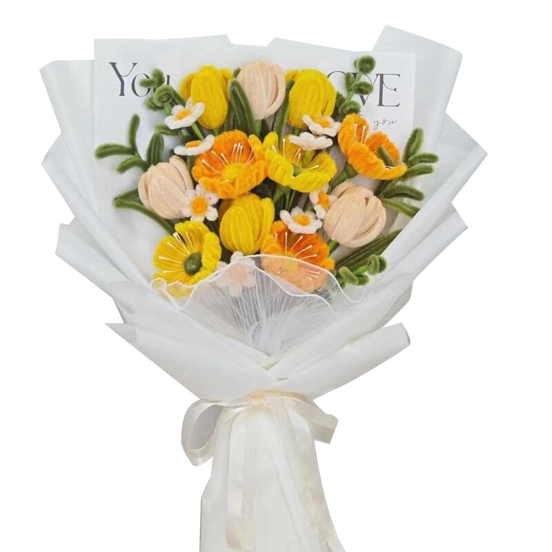 Плюшевая палочка-скрутка унисекс XIONGJUN Букет цветов, Finished Product Bouquet