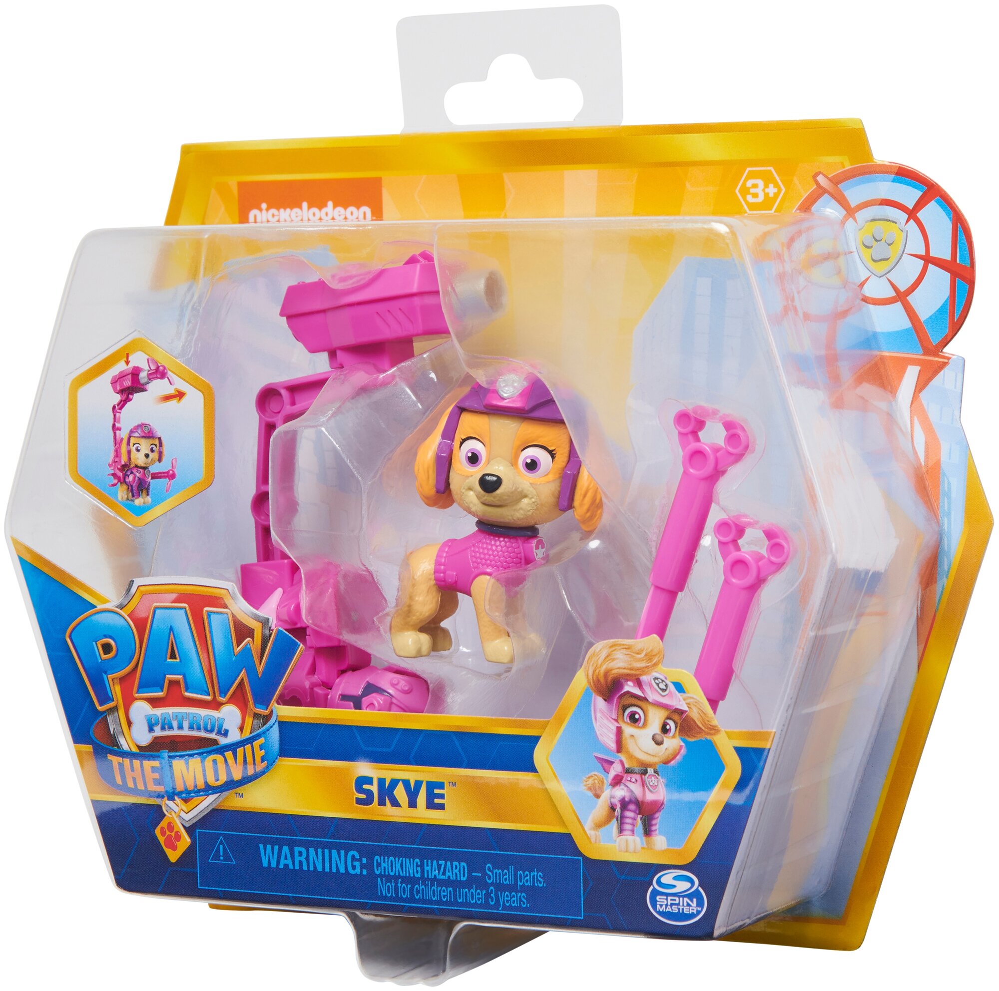 Nickelodeon Skye The Movie Щенячий патруль серия Кино фигурка Скай со съёмным рюкзаком 6061916