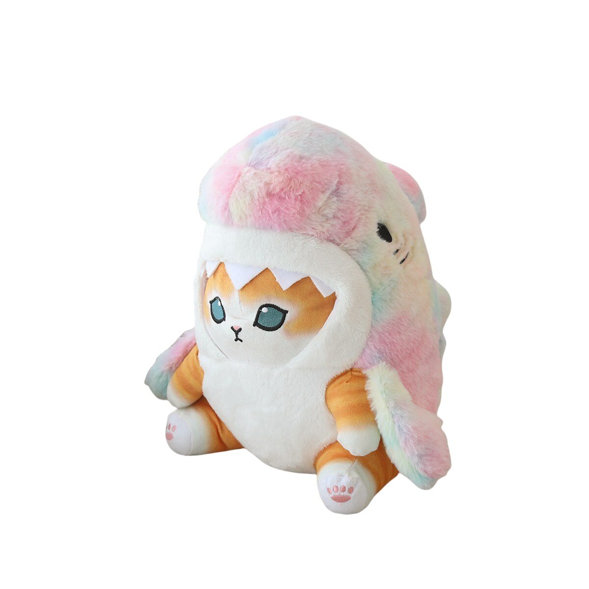 Плюшевая игрушка унисекс PIQIANQIAN Акула-кот Трансформирующиеся куклы, 55CM EU