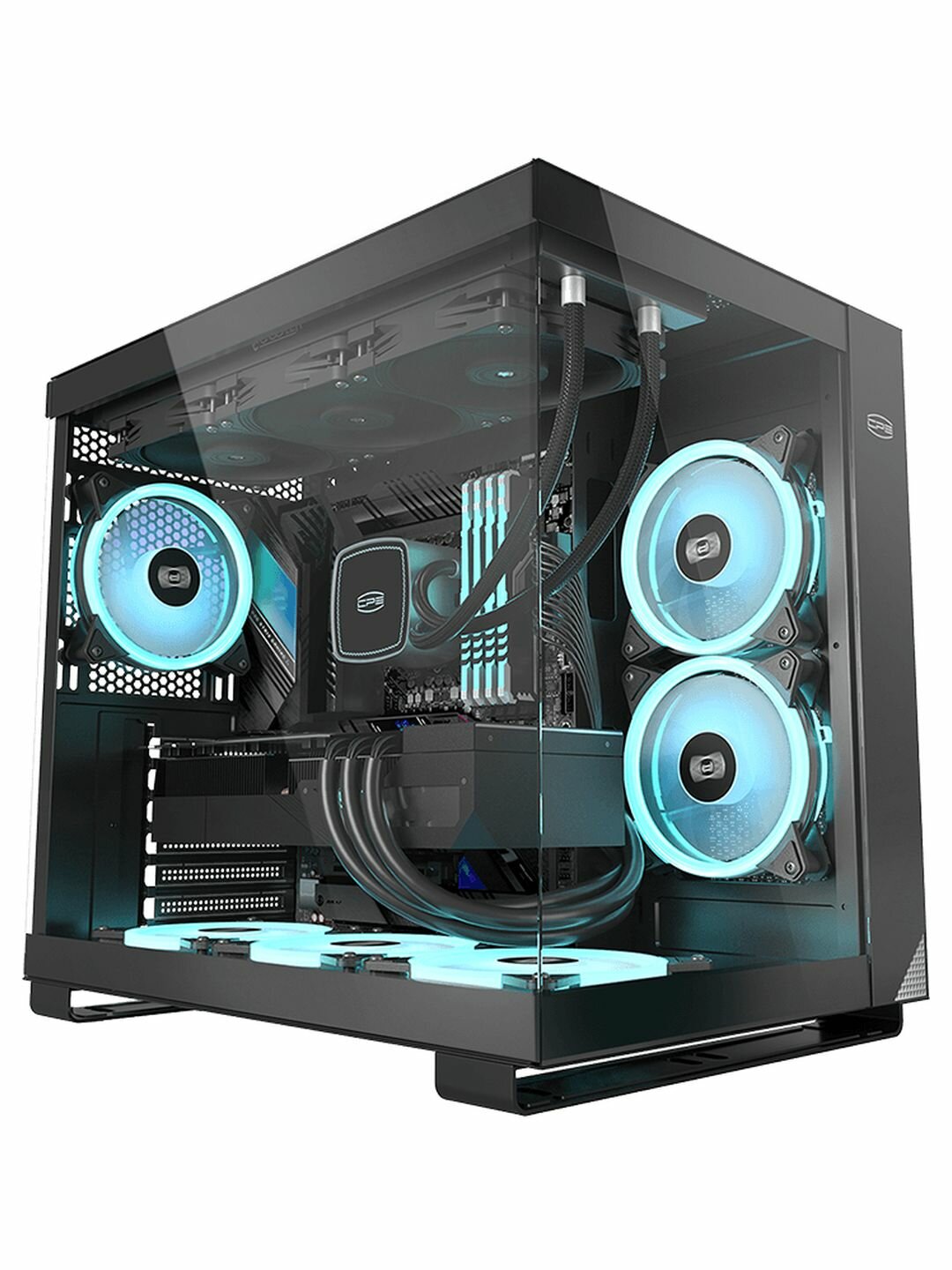 Корпус для ПК PCCOOLER C3T500 ARGB BK, ATX, без блока питания, черный