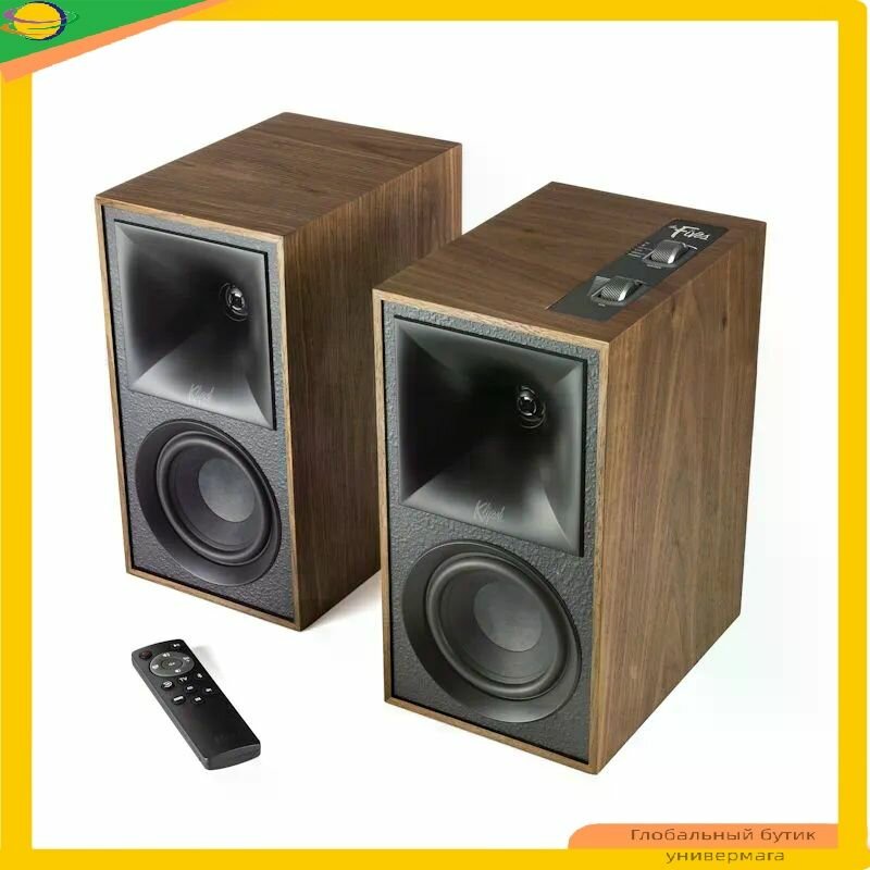 Высококачественная активная мониторная акустическая система Klipsch The Fives поддерживает высокое качество звука