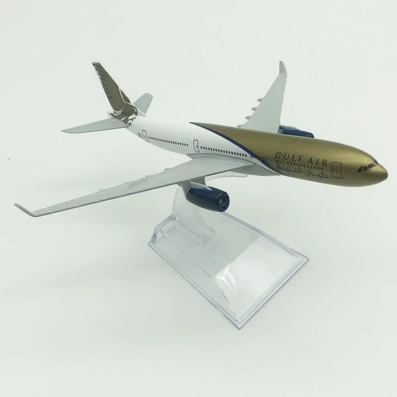 16 см , Металлическая модель самолета Airbus A330 Gulf Air